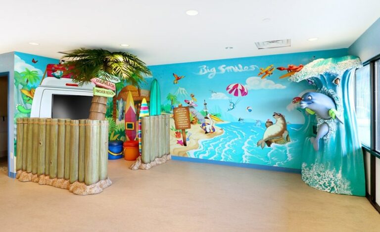 Sunny Beach Themed Reception Area | Project Gallery | IDS Kids