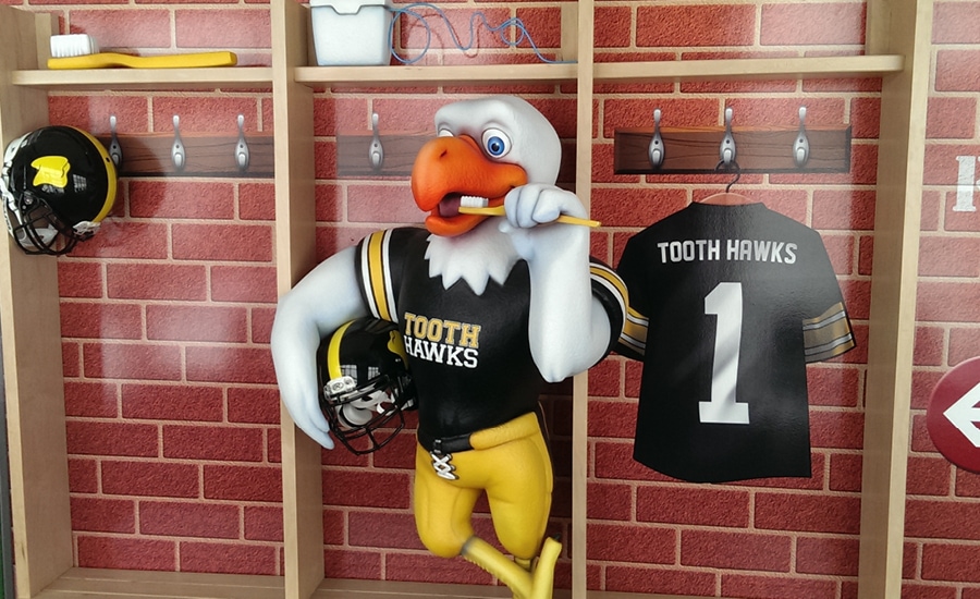 Football Stadium Themed Waiting Room | IDS Project Gallery