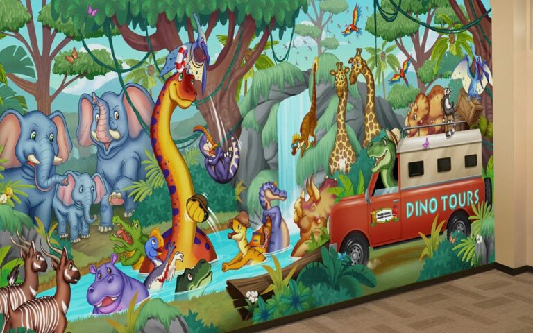 Themed Custom Wall Murals | Fun Kids Wall Murals | IDS Kids