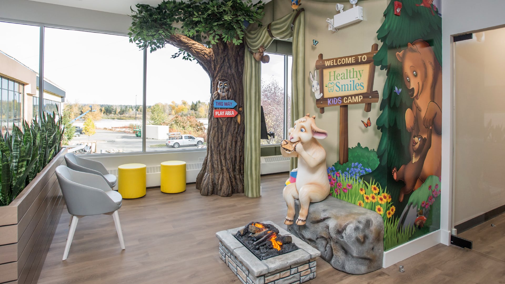 Cozy Woodland Campsite Playroom | Project Gallery | IDS Kids