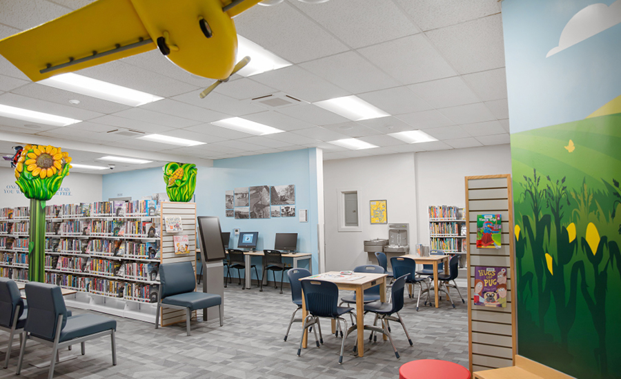 Soar Over This Farm Themed Library | IDS Project Gallery